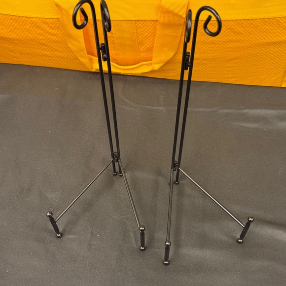 Metal Stands | Accents | Two Black Metal Display Stands Both Are New In ...